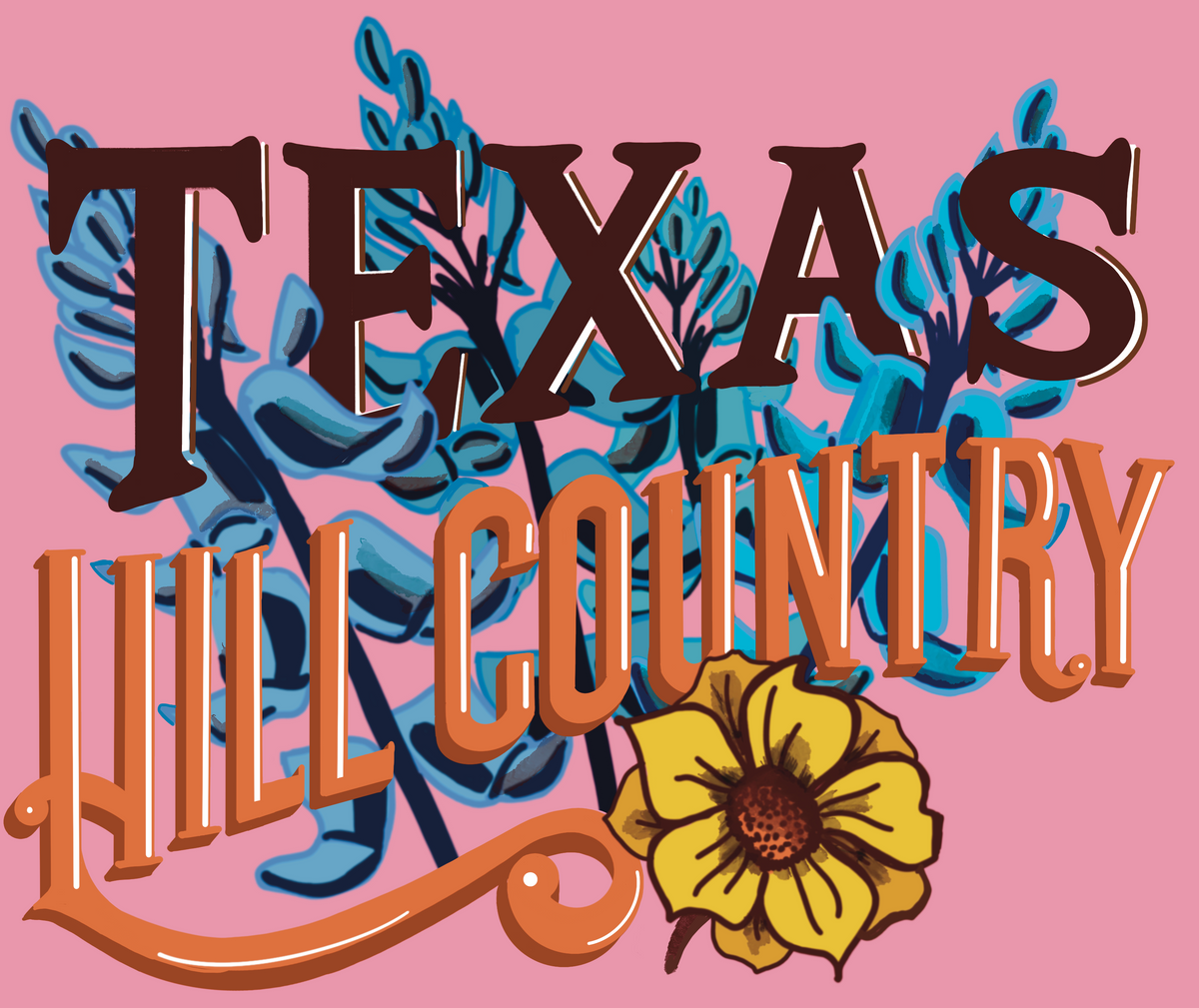 Texas Hill Country Sticker – Juniper Tree Market